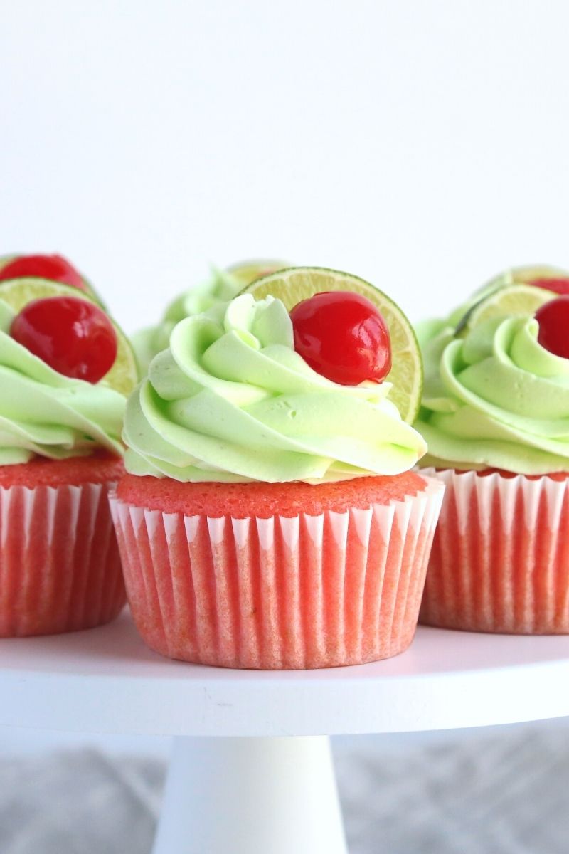 Cherry Lime Cupcakes - Cake Me Home Tonight