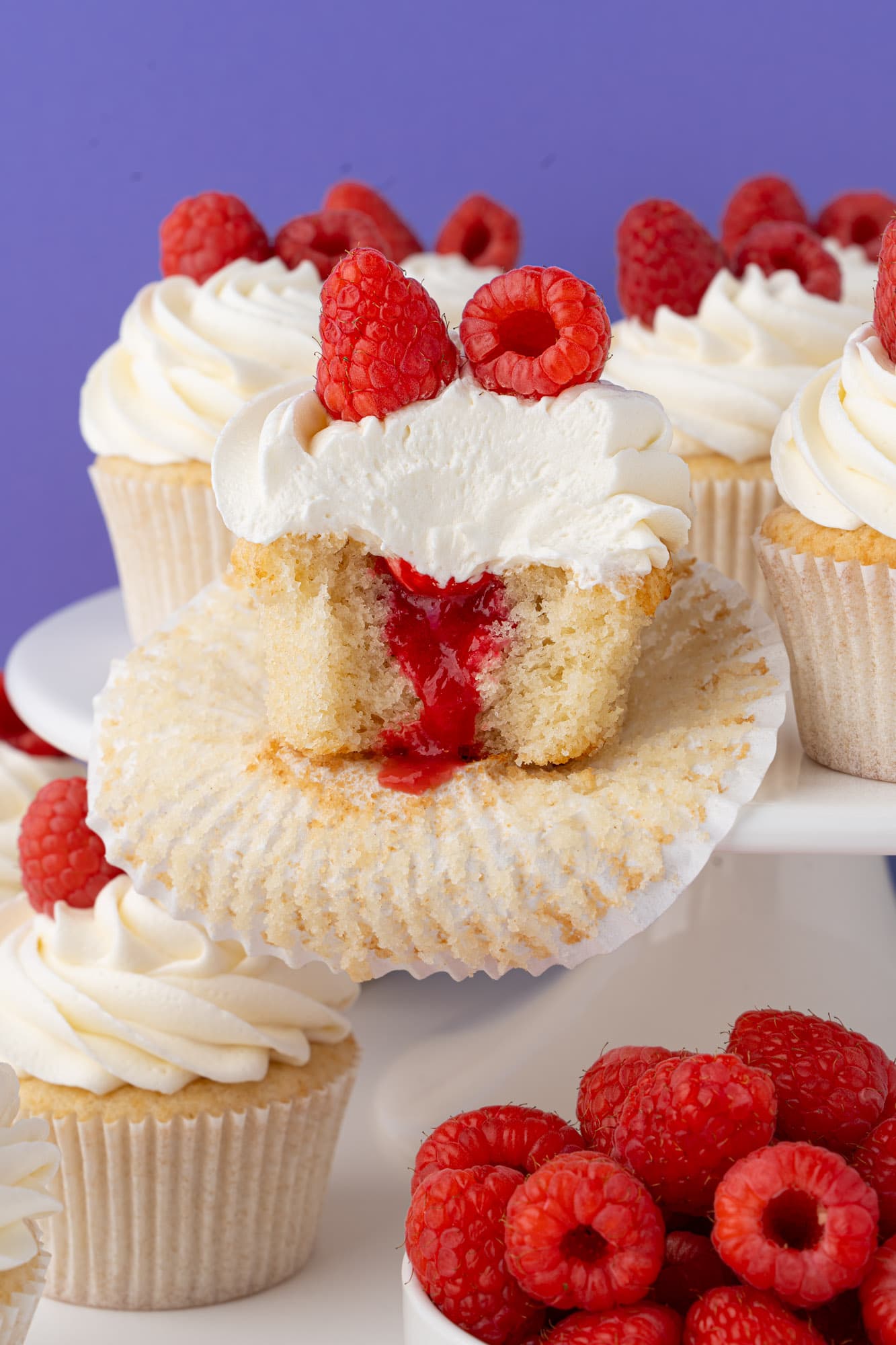 Raspberry Almond Cupcakes - Cake Me Home Tonight