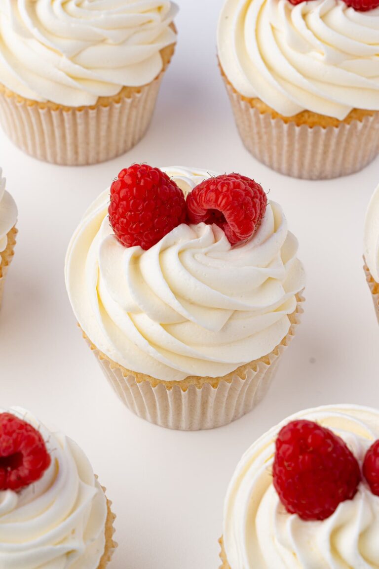 Raspberry Almond Cupcakes - Cake Me Home Tonight